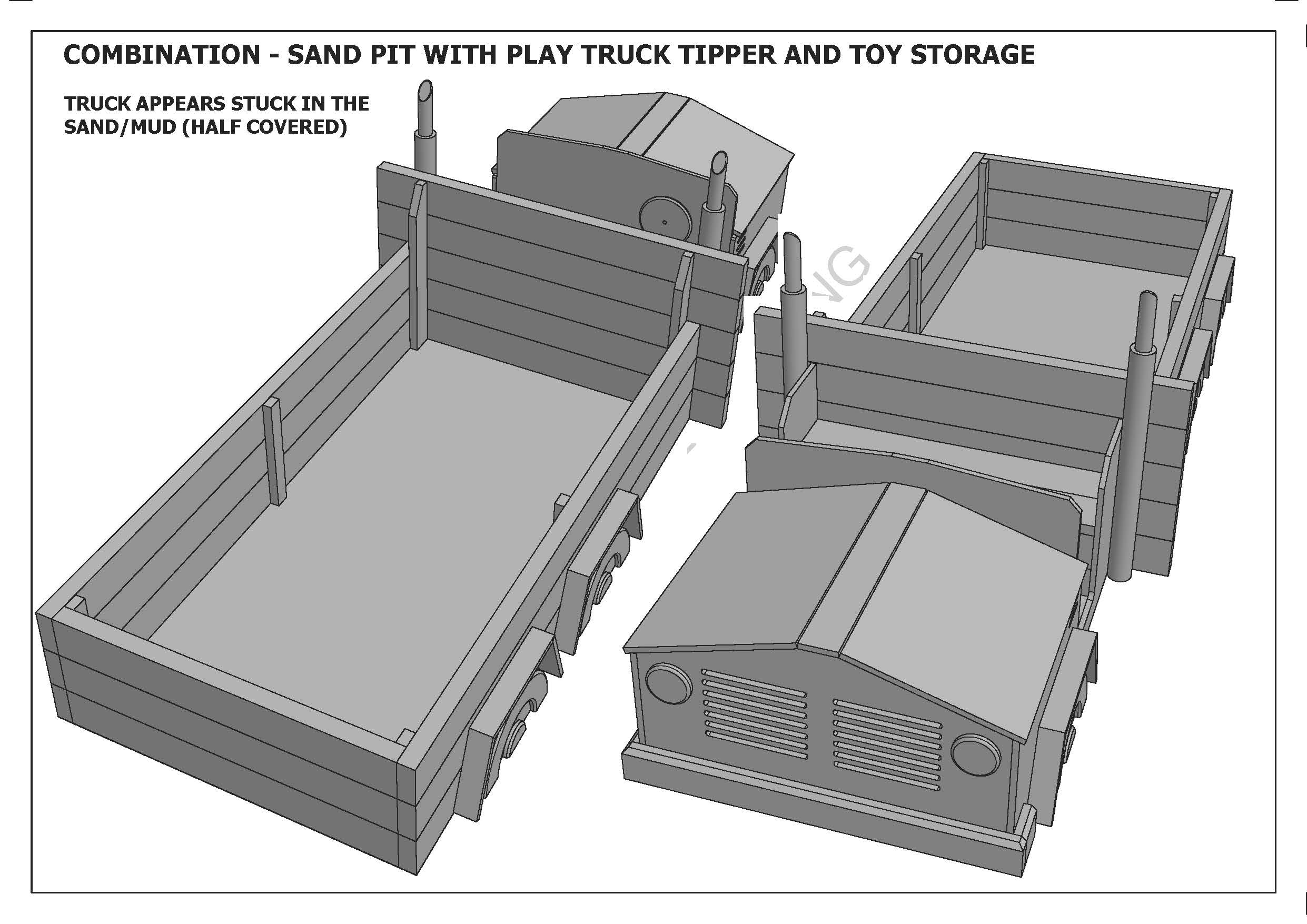 Sand Pit Designs - EzeBuilt