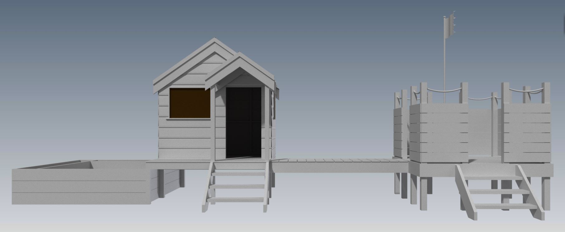 CUBBY HOUSE & FORT & SAND PIT COMBO - Build With Your Kids - Building ...