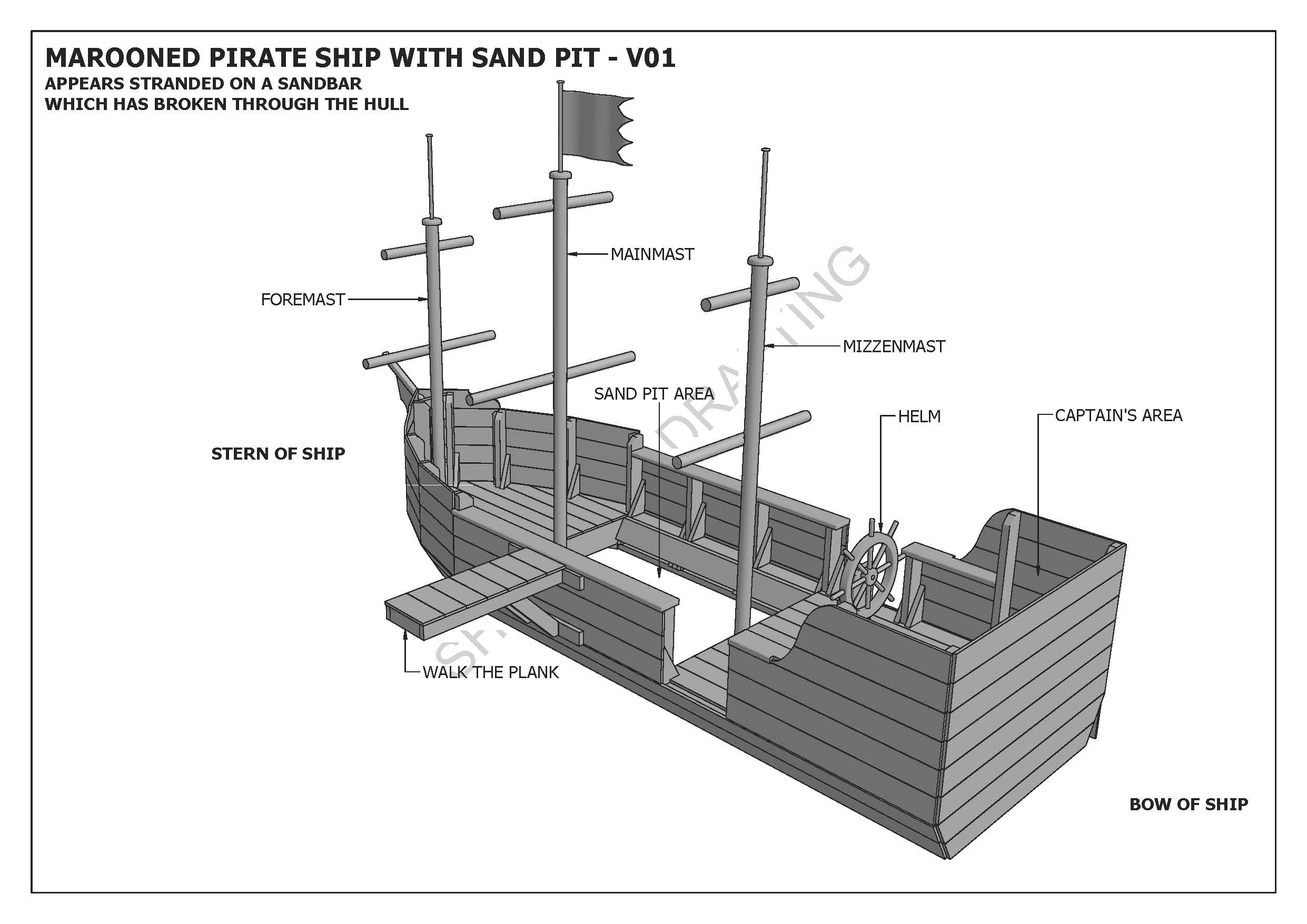 Sand Pit Designs - EzeBuilt