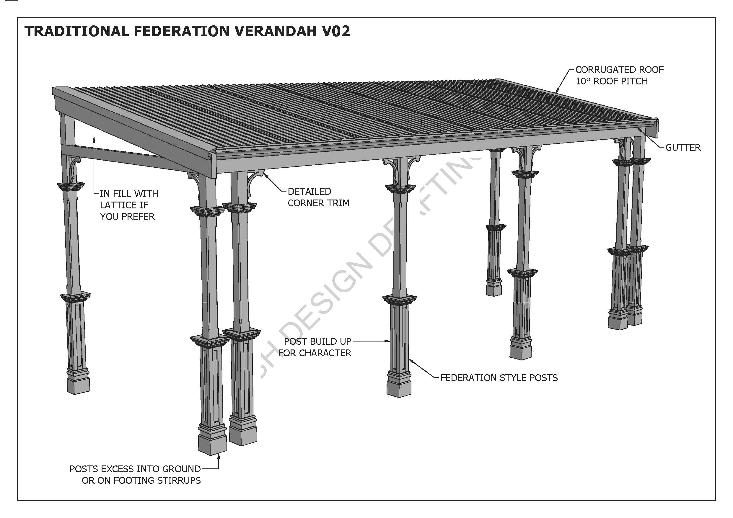 How To Build A Veranda Roof - Design Talk